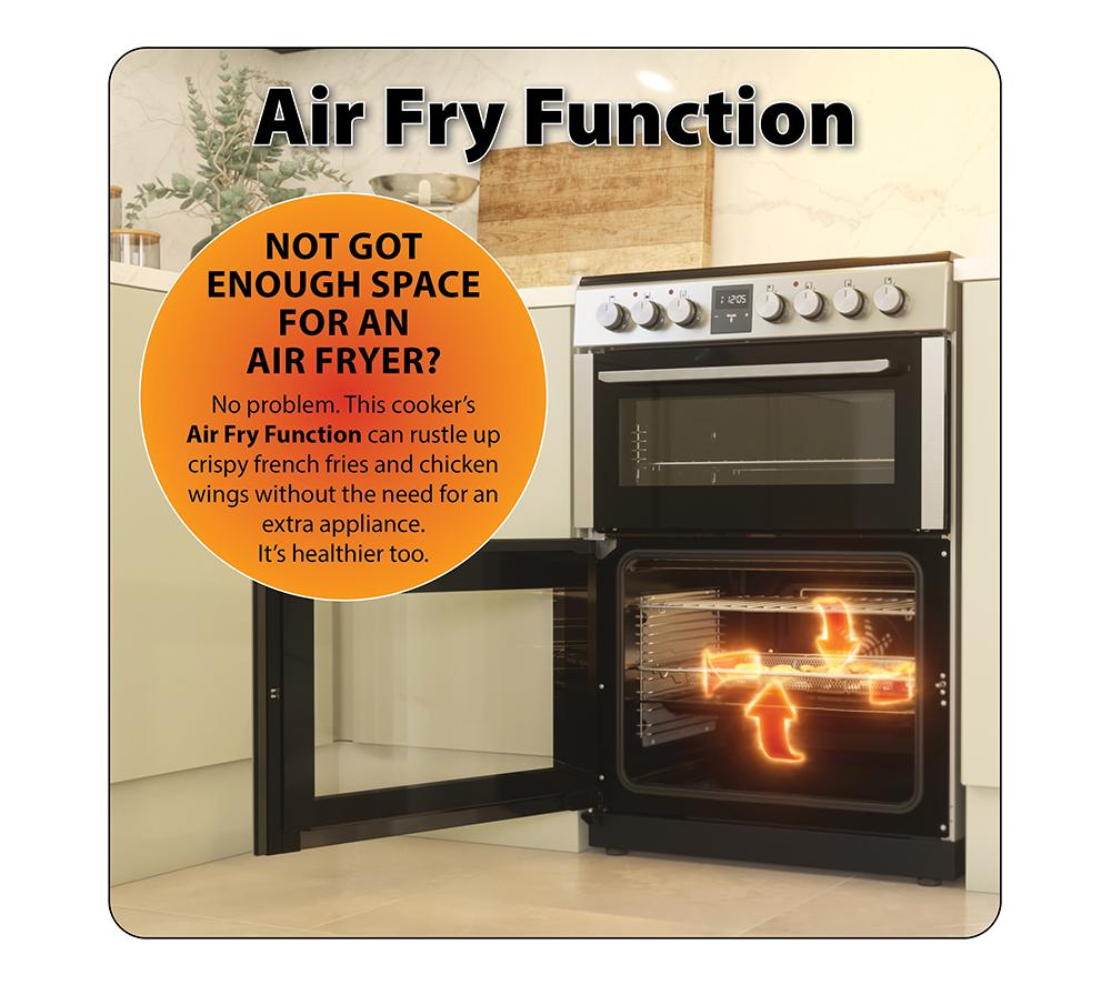 Buy KENWOOD KDC60SS25 60 cm Electric Ceramic Cooker with AirFry - Inox ...