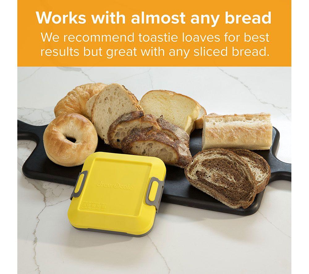 Buy DREW&COLE Clever Micro Toastie Maker for Microwaves - Yellow & Grey ...