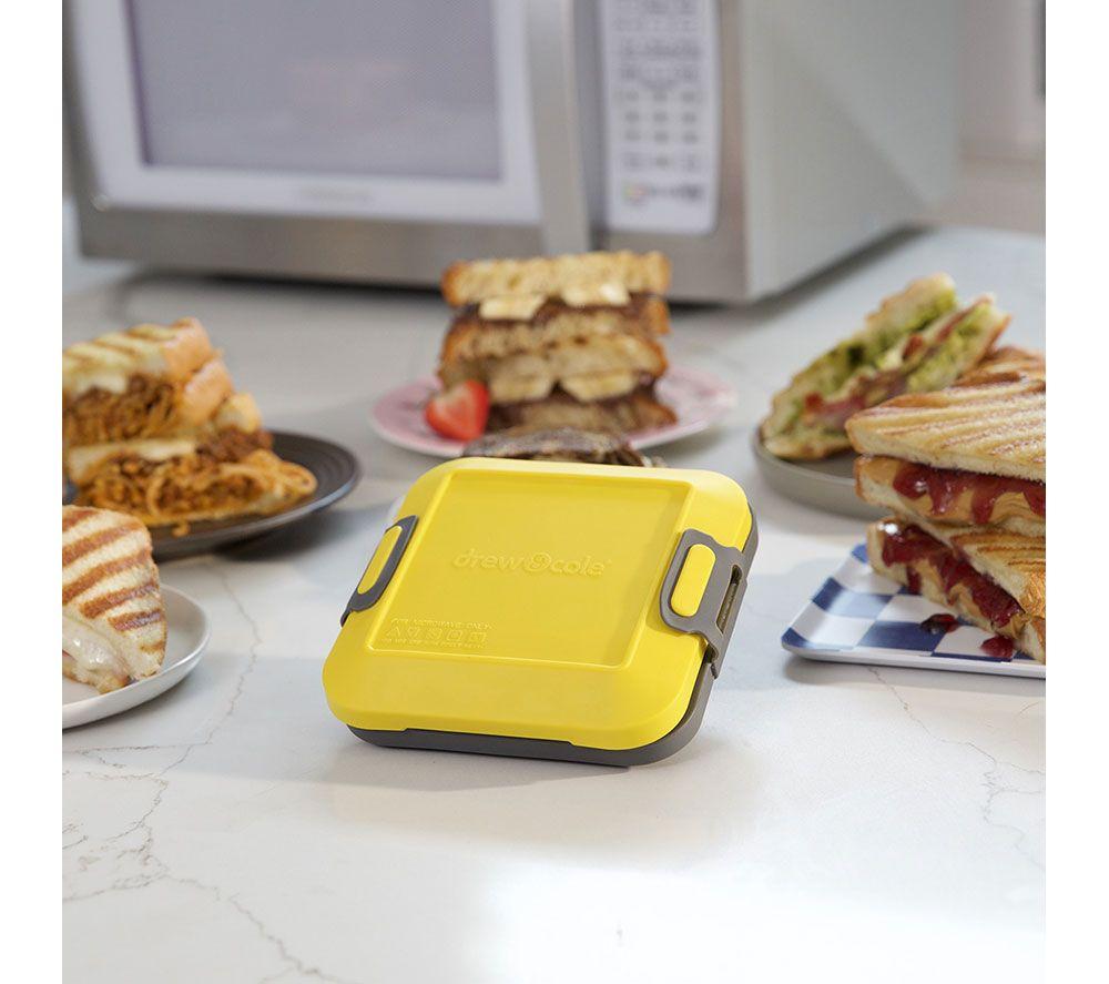Buy DREW&COLE Clever Micro Toastie Maker for Microwaves - Yellow & Grey ...