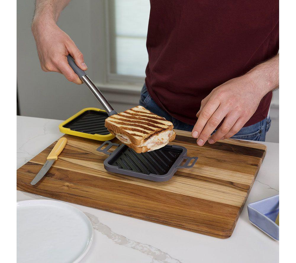 Buy DREW&COLE Clever Micro Toastie Maker for Microwaves - Yellow & Grey ...