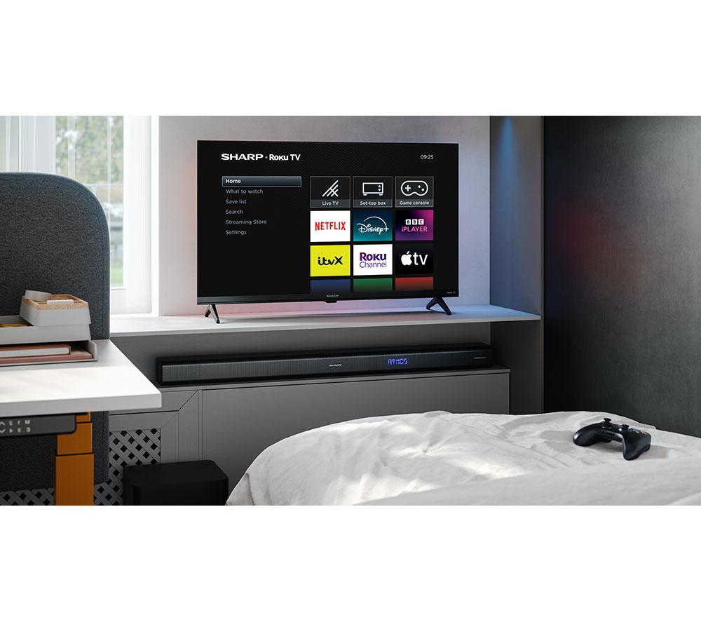 Buy SHARP 1T-C32HD2725KB Roku TV 32" Smart HD Ready HDR LED TV | CurrysIE