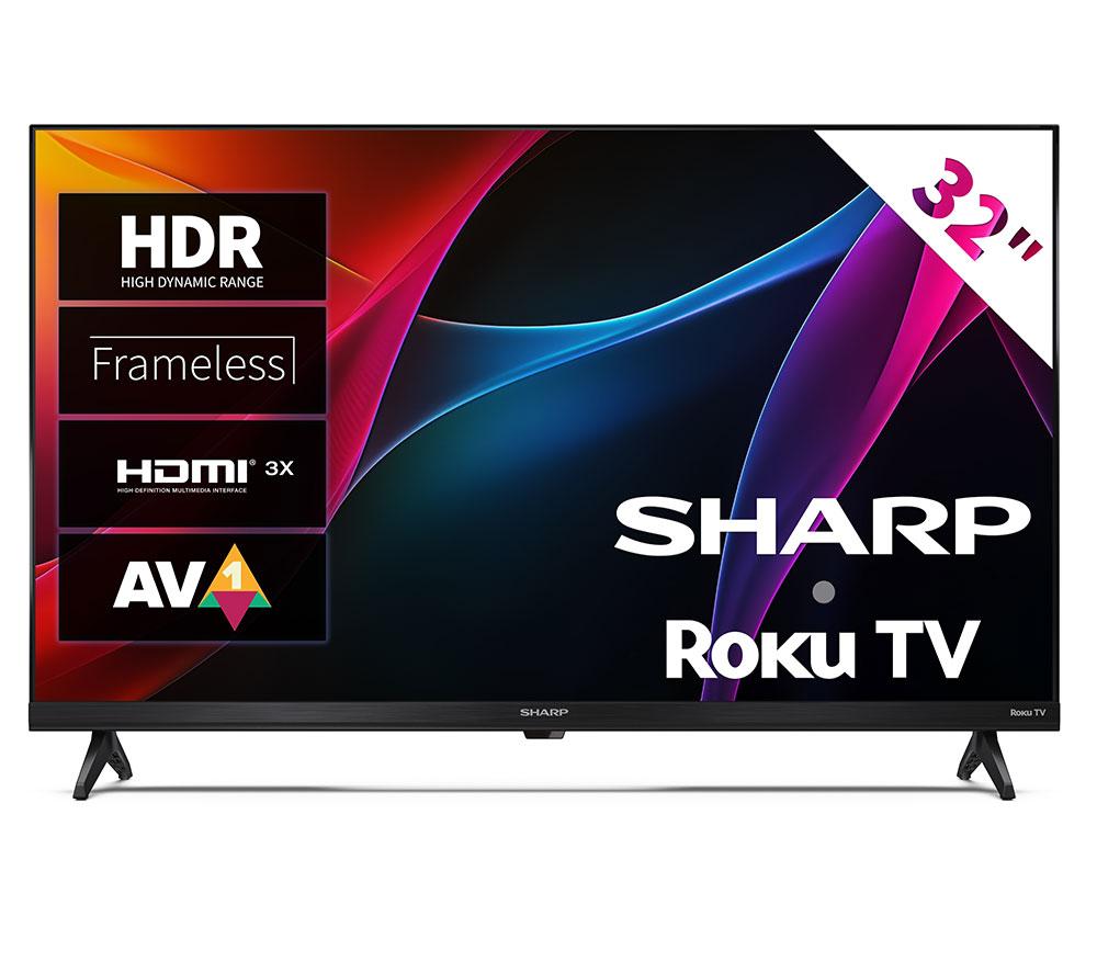 Buy SHARP 1T-C32HD2725KB Roku TV 32" Smart HD Ready HDR LED TV | Currys