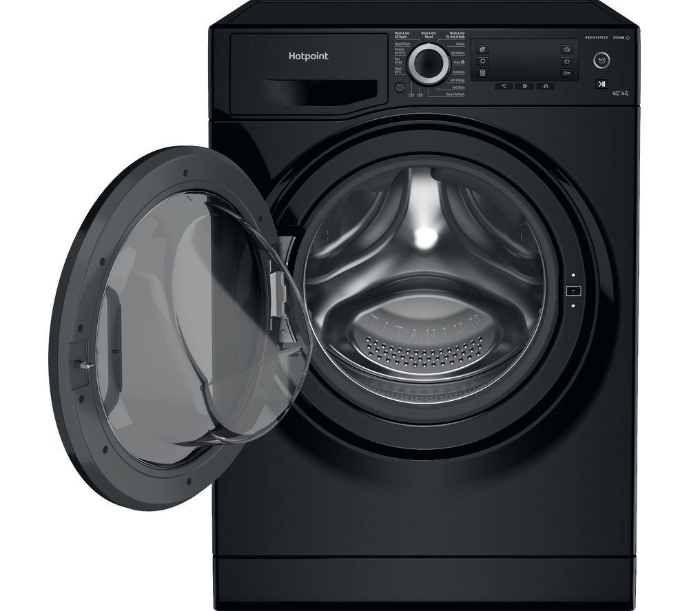 Buy HOTPOINT ActiveCare NDD 86448 BDA UK 8 kg Washer Dryer - Black | Currys
