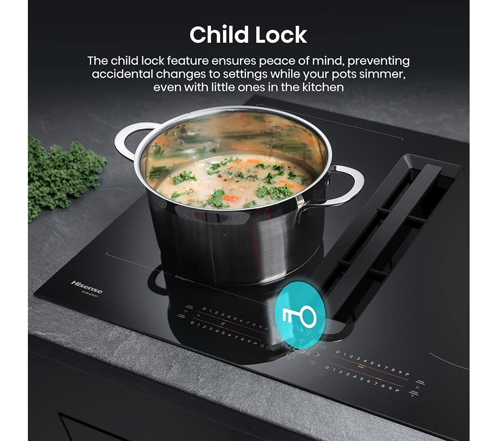 Buy HISENSE Hi6 HEH6432BSCWF 60 cm Vented Electric Induction Smart Hob ...