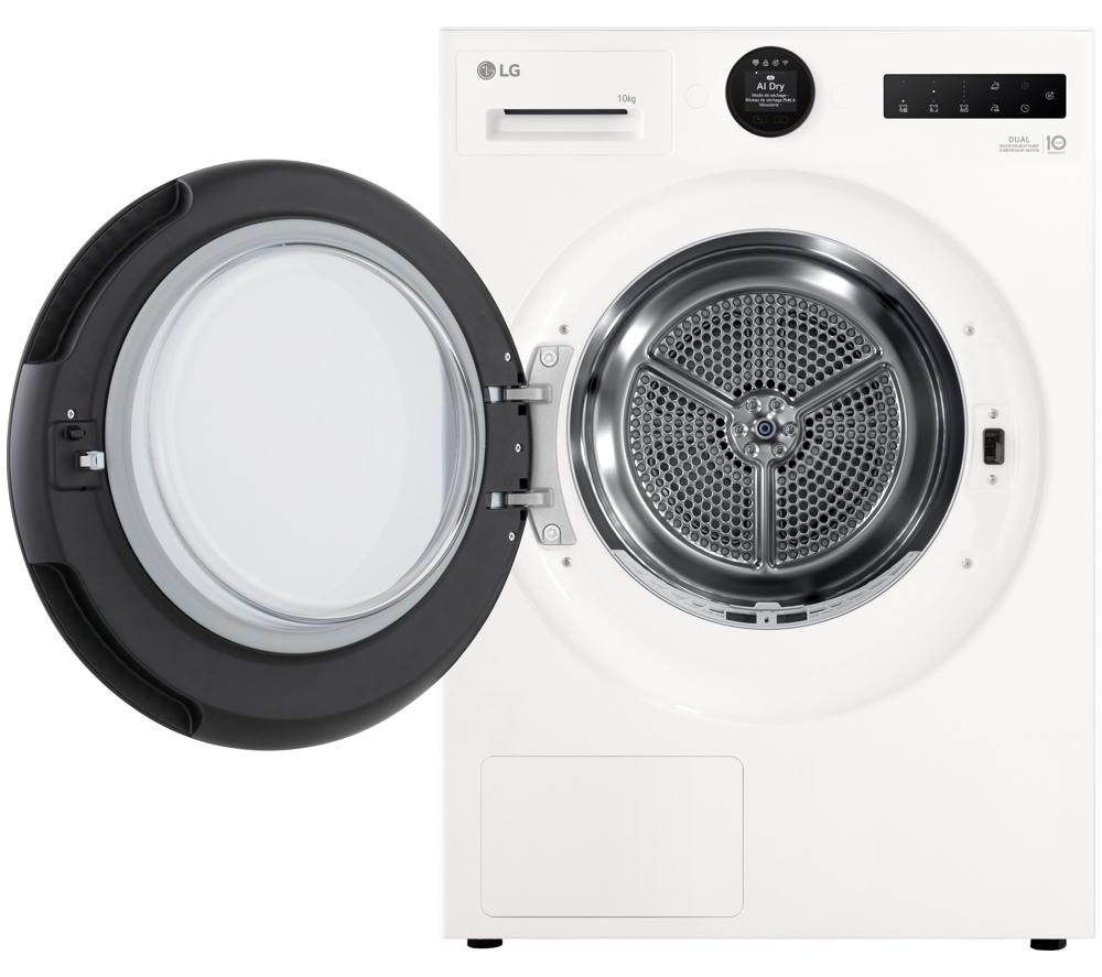 Buy LG VX70 Series AI Dry RHX7010TWB 10 kg Heat Pump Tumble Dryer ...