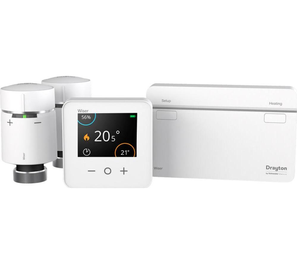 Buy DRAYTON Wiser Multi-zone Smart Thermostat Kit 1 - White | Currys