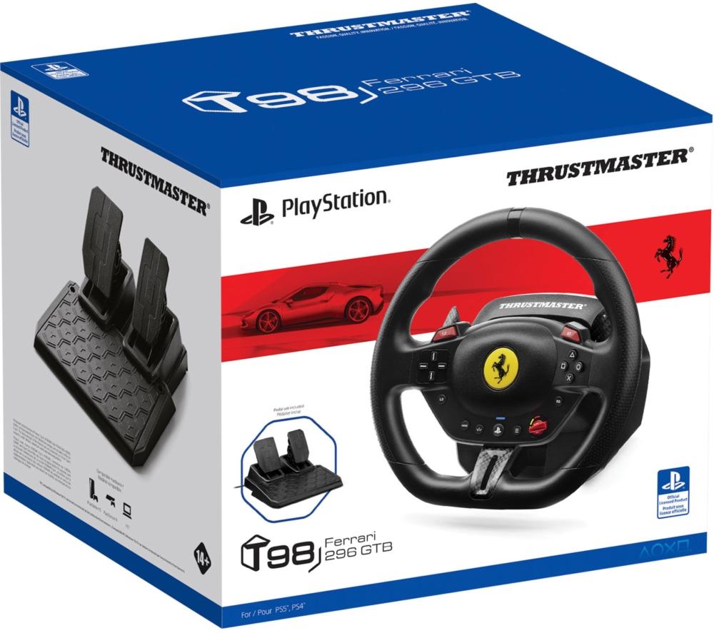 Buy THRUSTMASTER T98-P Ferrari 296 GTB Racing Wheel & Pedals for ...