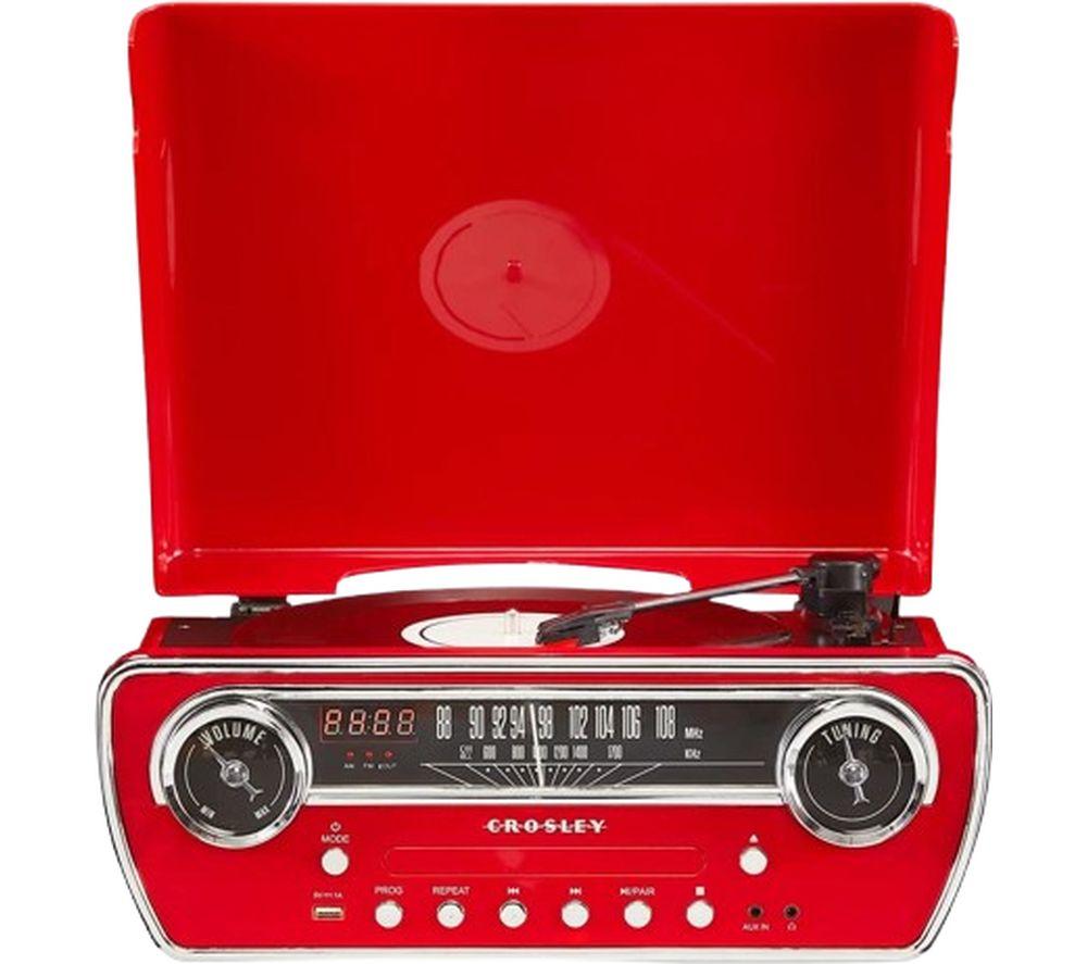 Buy CROSLEY Powel 7-in-1 Music Centre - Red | Currys