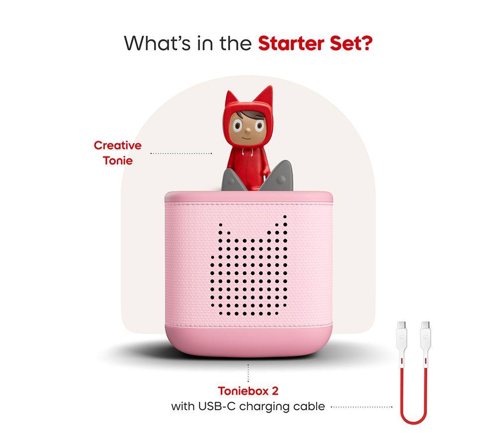 Buy TONIES Toniebox 2 Starter Set - Cloud Pink | Currys