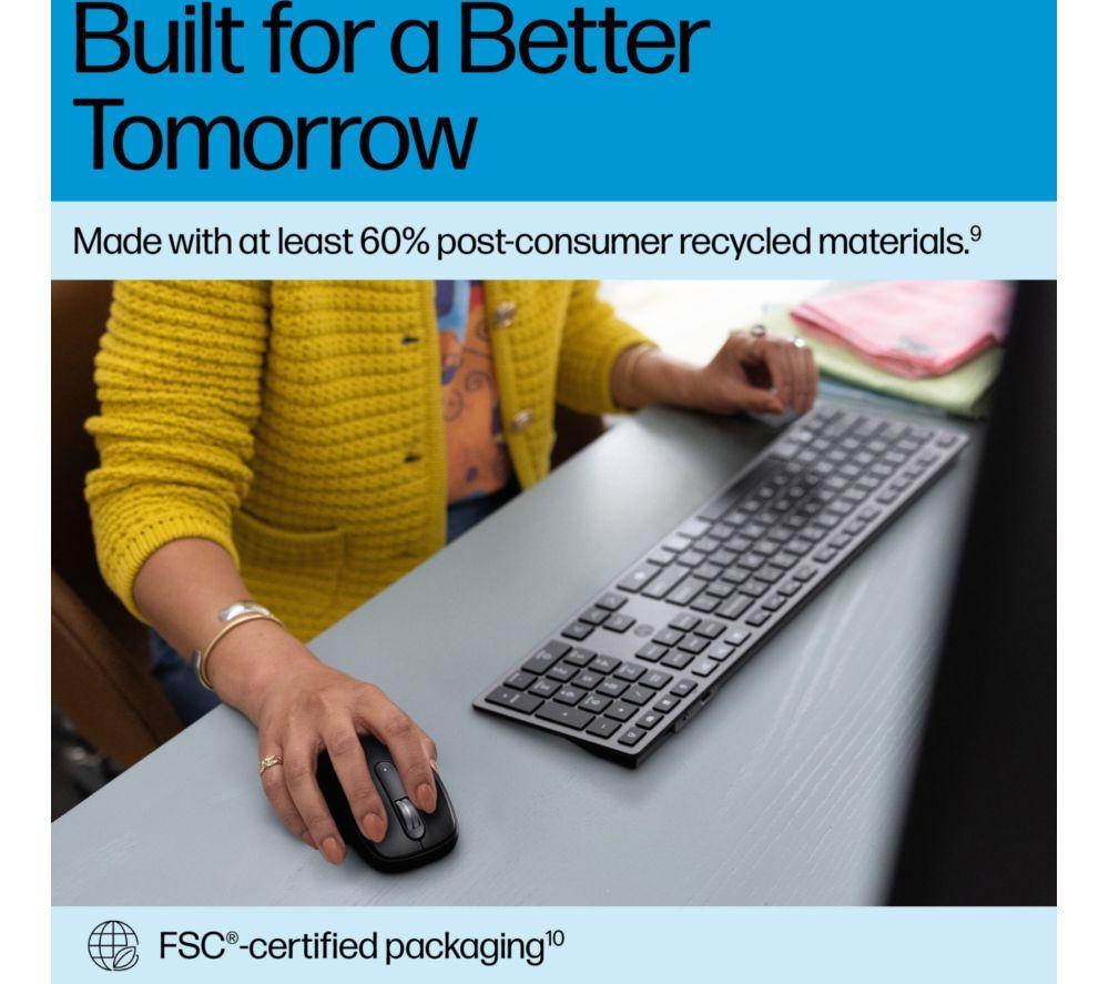Buy HP 720 Multi-Device Ultra-Fast Rechargeable Wireless Keyboard ...