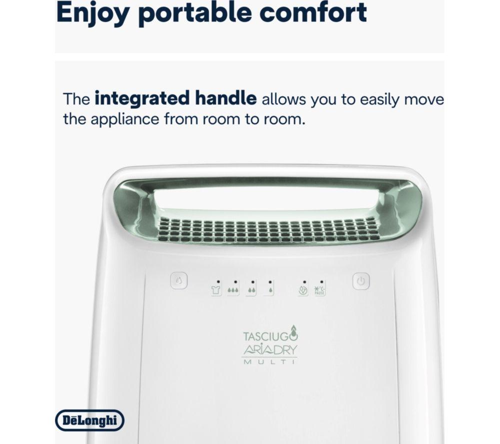 Buy DELONGHI Tasciugo AriaDry 12 L Dehumidifier & Air Purifier - White ...