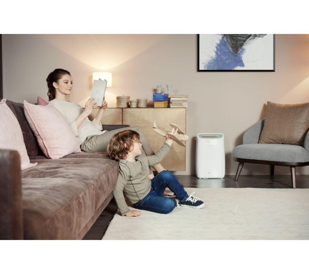 Buy DELONGHI Tasciugo AriaDry 12 L Dehumidifier & Air Purifier - White ...