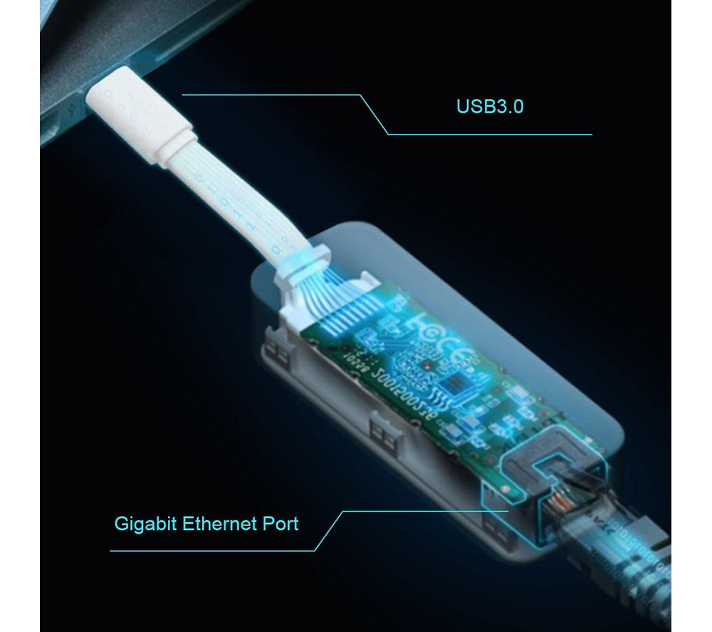 Buy TP-LINK UE300C USB Type-C to RJ45 Gigabit Ethernet Adapter | CurrysIE