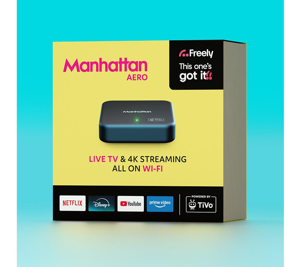 Buy MANHATTAN Aero 4K TV Streamer with Freely | Currys