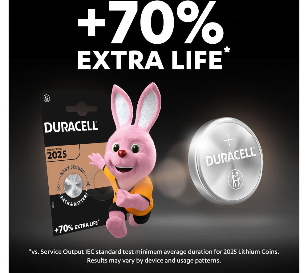 Buy DURACELL DL2025/CR2025/ECR2025 Lithium Batteries | CurrysIE