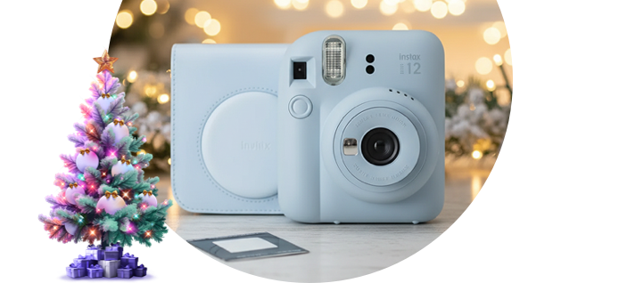 Buy INSTAX Mini 12 Instant Camera Bundle - Pastel Blue | Currys