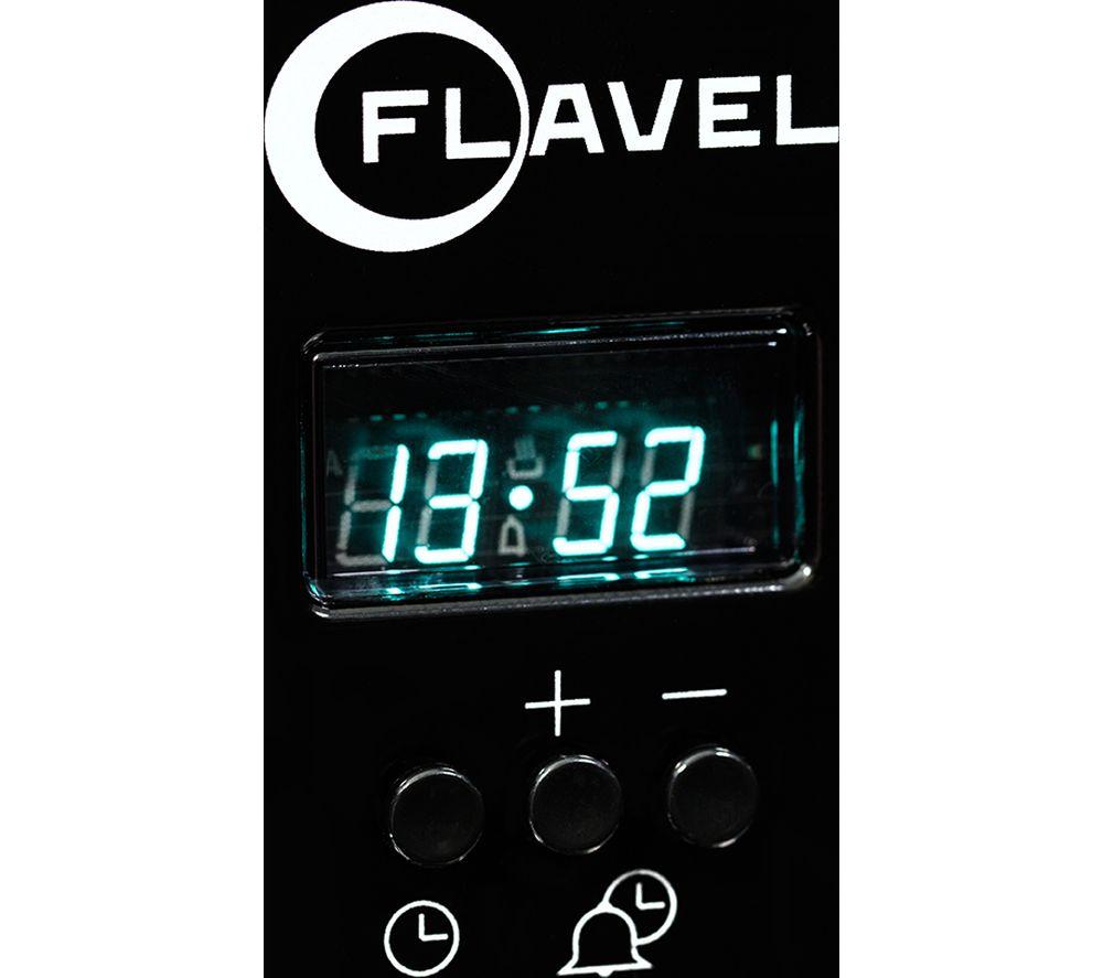 Buy FLAVEL Milano 100 MLN10FRK Dual Fuel Range Cooker - Black & Chrome ...