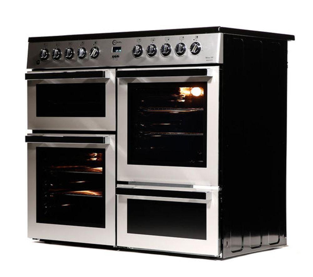 Buy FLAVEL MLN10FRS Dual Fuel Range Cooker - Silver & Chrome | Currys