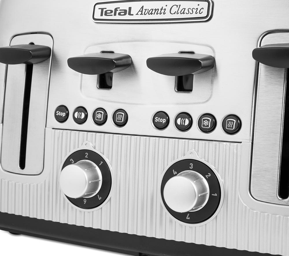 Buy TEFAL Avanti Classic TT780E40 4-Slice Toaster - Silver | Currys