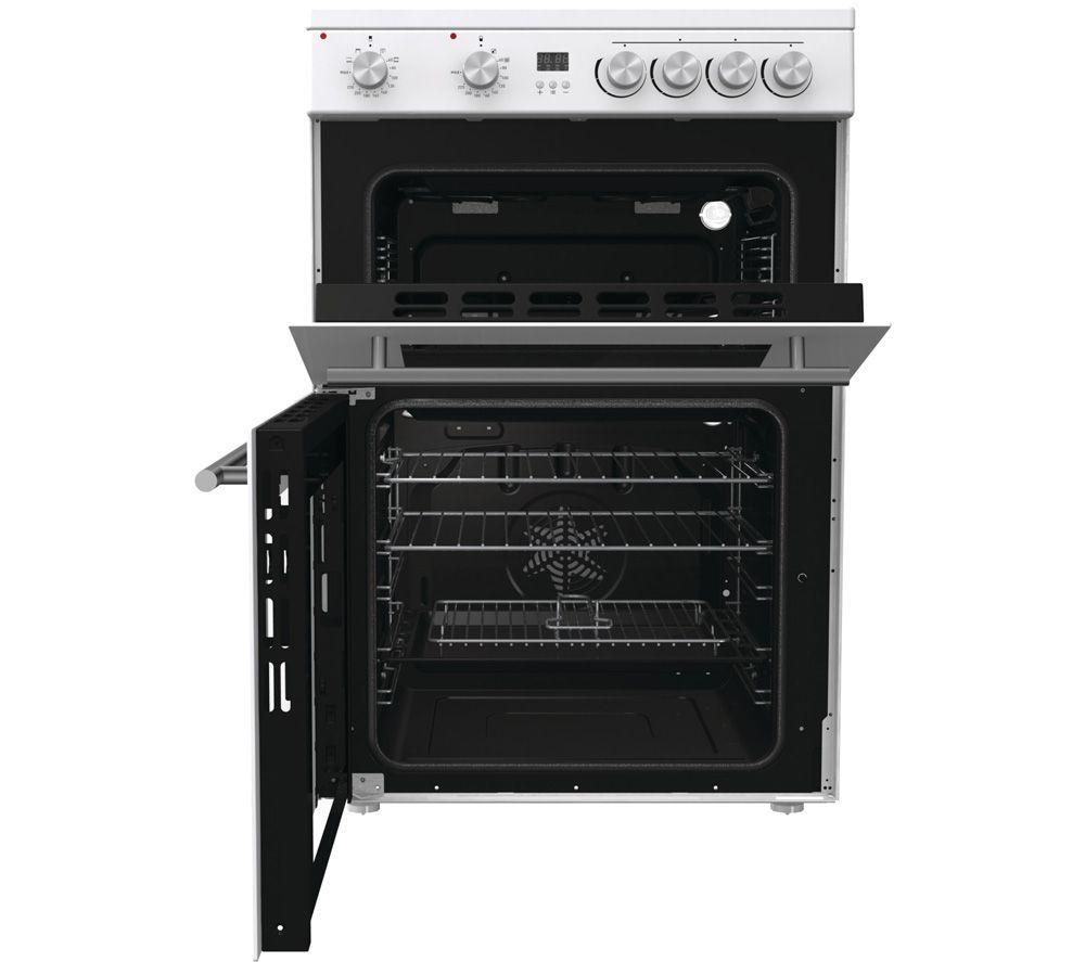 Buy HISENSE HDE3211BWUK 60 cm Electric Ceramic Cooker - White | CurrysIE