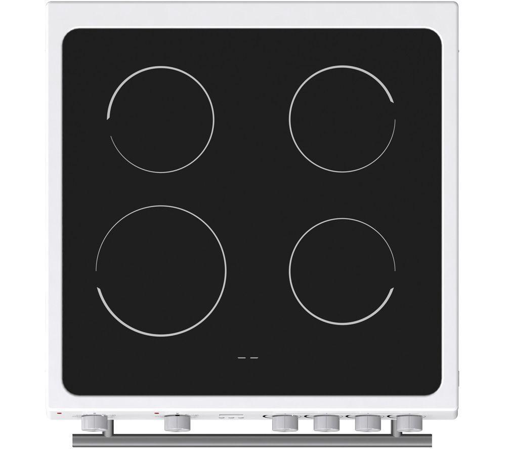 Buy HISENSE HDE3211BWUK 60 cm Electric Ceramic Cooker - White | CurrysIE