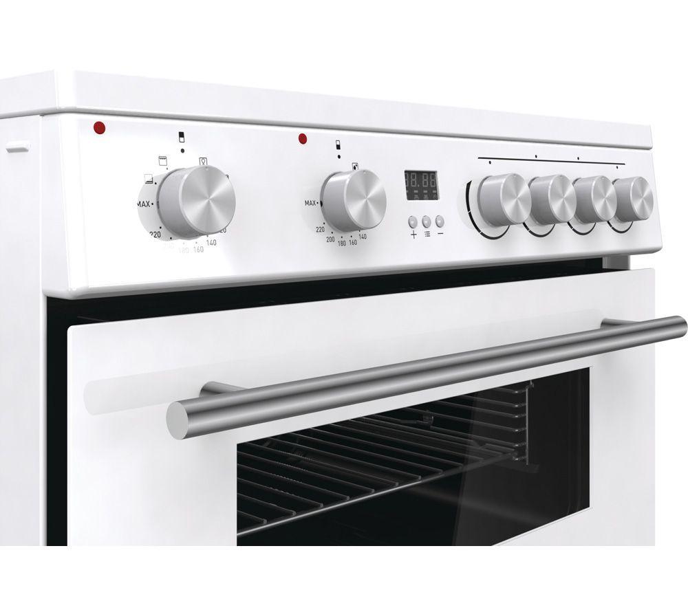 Buy HISENSE HDE3211BWUK 60 cm Electric Ceramic Cooker - White | CurrysIE