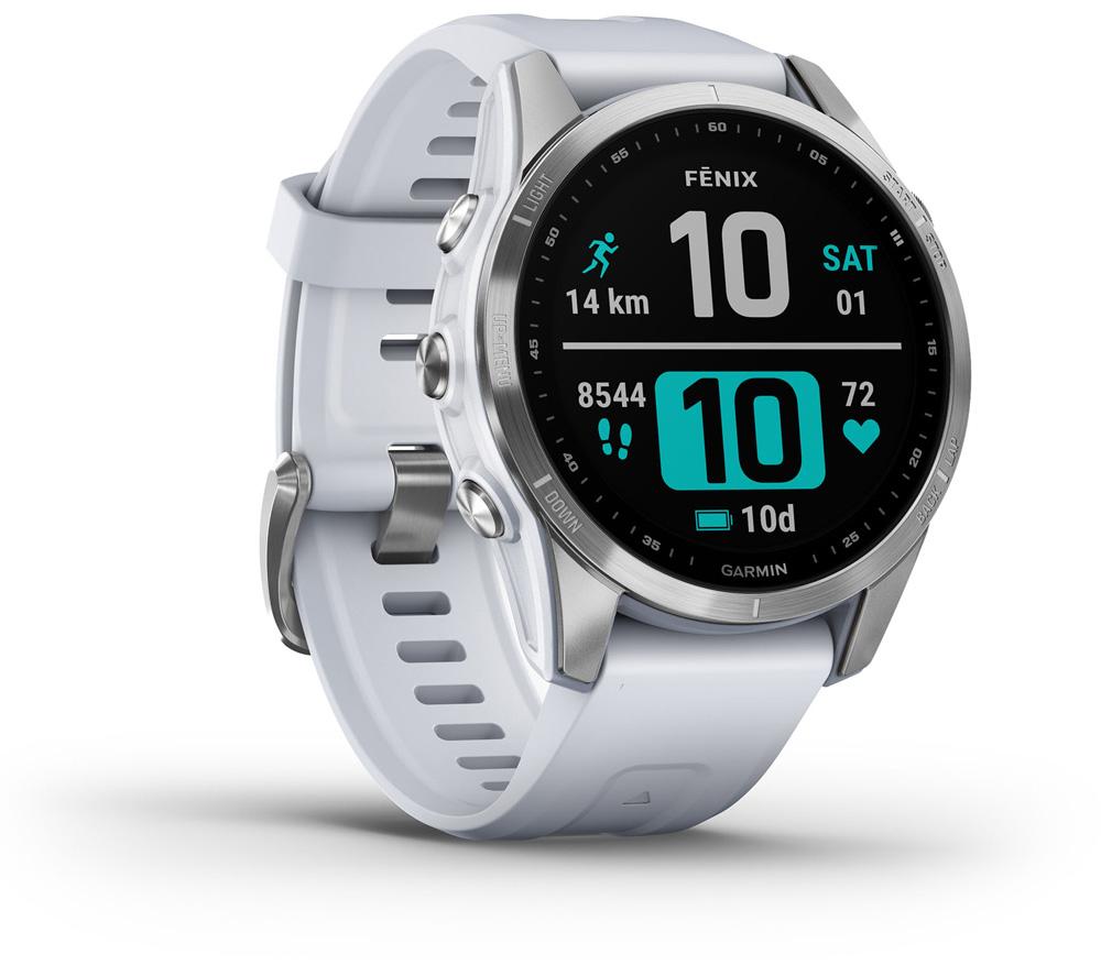 GARMIN fenix 7S - Silver & Whitestone, 42 mm