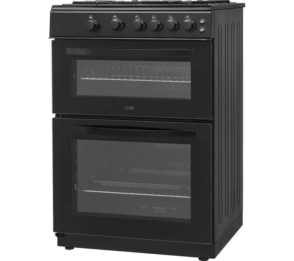 Buy LOGIK LFTG60B22 60 cm Gas Cooker - Black | CurrysIE