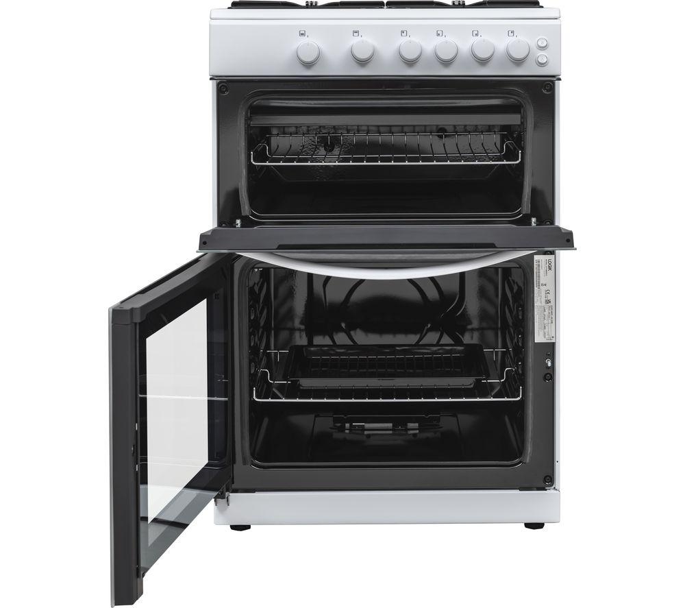 Buy LOGIK LFTG60W22 60 cm Gas Cooker - White | CurrysIE