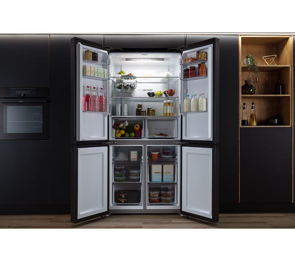 Buy HAIER Cube 90 Series 5 HCR5919ENMB Fridge Freezer - Black | Currys