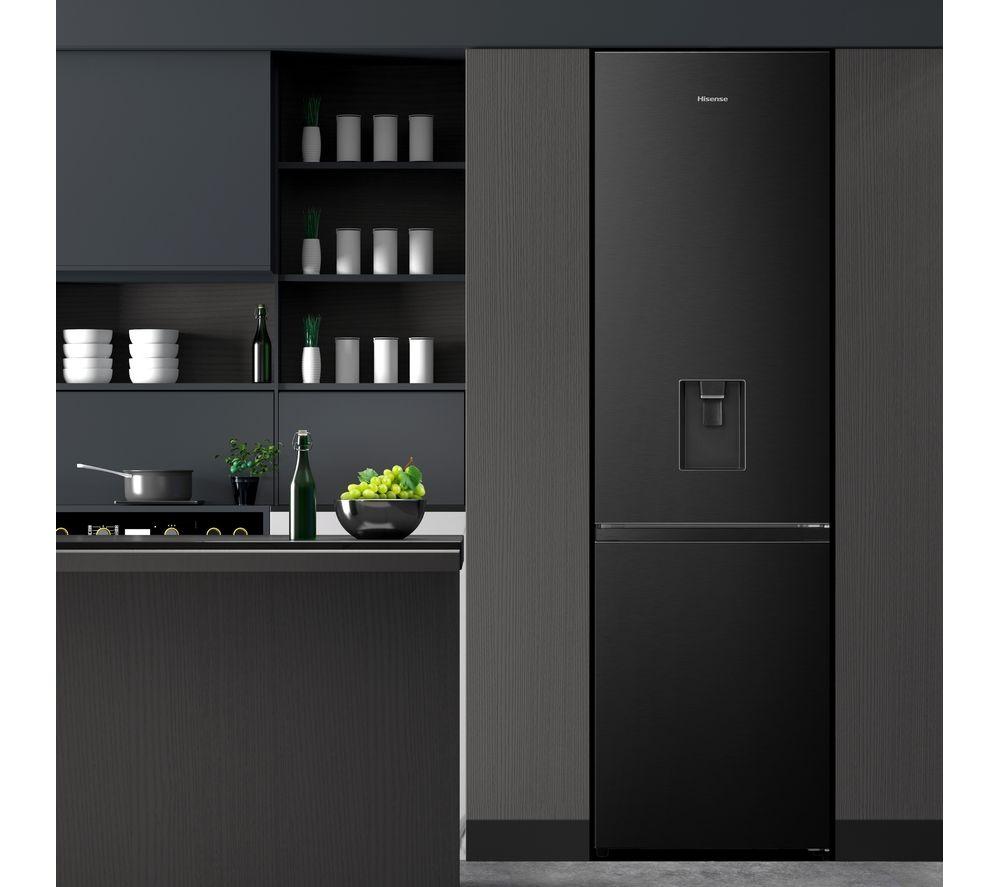 Buy HISENSE RB435N4WFE 60/40 Fridge Freezer - Black Stainless Steel ...