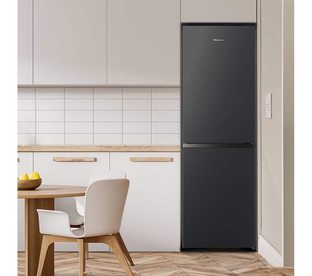 Buy HISENSE RB327N4BBE 50/50 Fridge Freezer - Black & Steel | CurrysIE