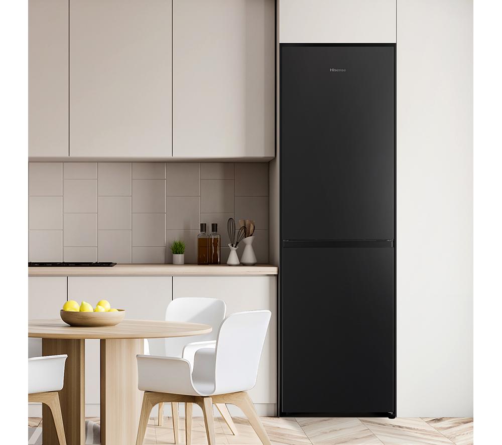 Buy HISENSE RB327N4BBE 50/50 Fridge Freezer - Black & Steel | CurrysIE