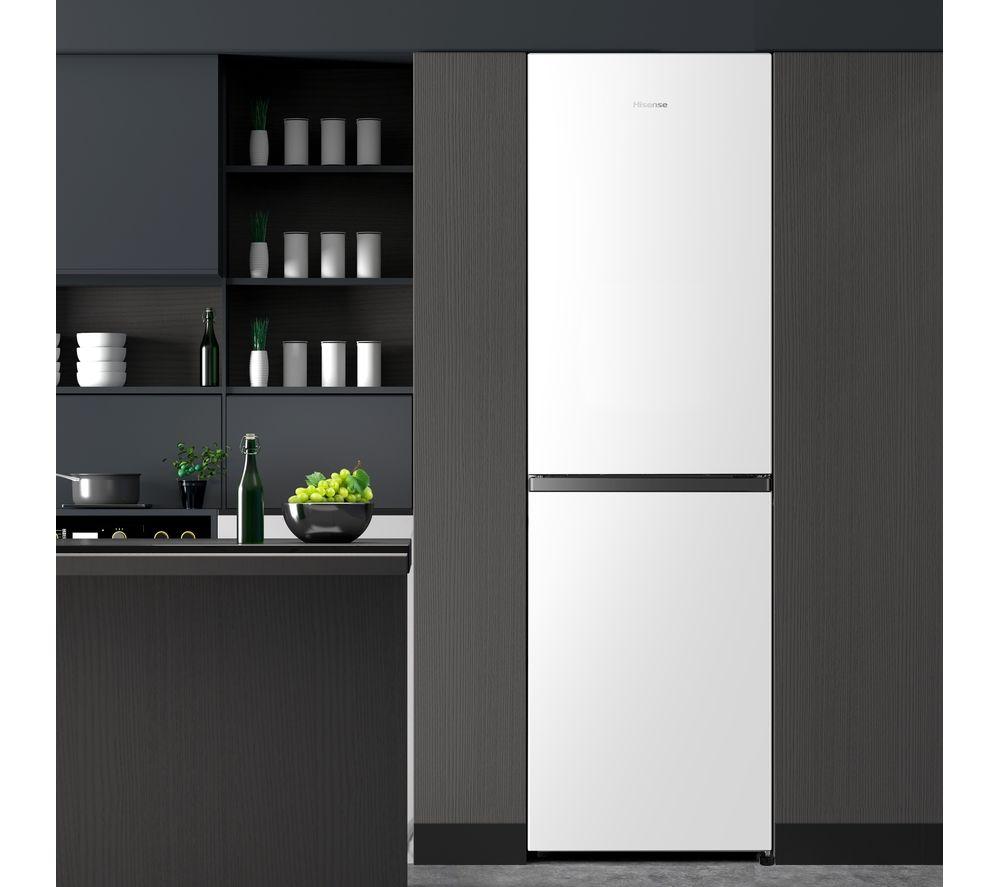 Buy HISENSE RB327N4BWE 50/50 Fridge Freezer - White & Steel | Currys