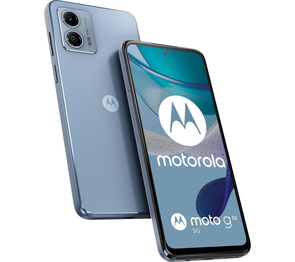 Buy MOTOROLA Moto G53 5G - 128 GB, Arctic Silver | Currys