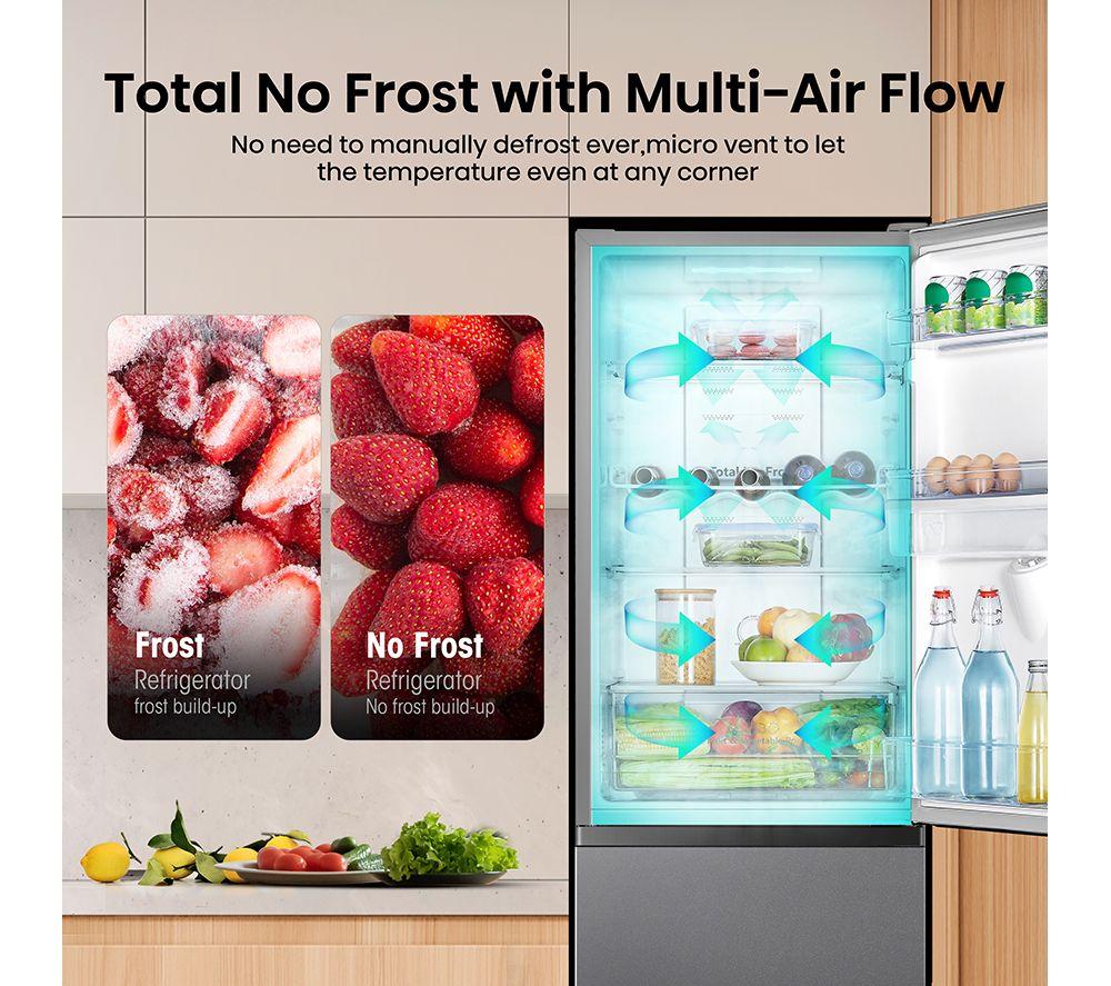 Buy HISENSE RB327N4WCE 50/50 Fridge Freezer - Stainless Steel | Currys