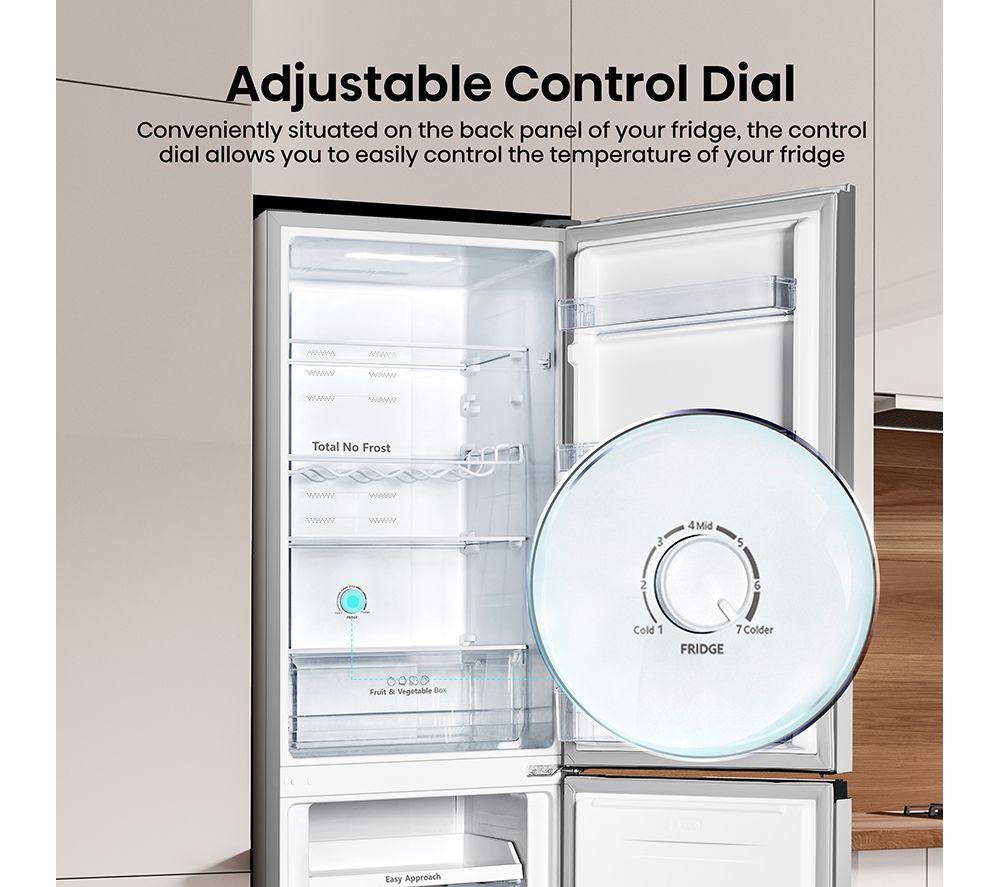 Buy HISENSE RB327N4WCE 50/50 Fridge Freezer - Stainless Steel | Currys