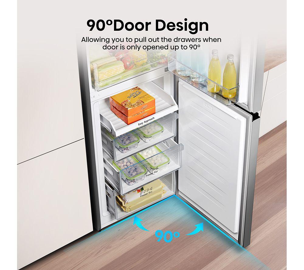 Buy HISENSE RB327N4WCE 50/50 Fridge Freezer - Stainless Steel | Currys