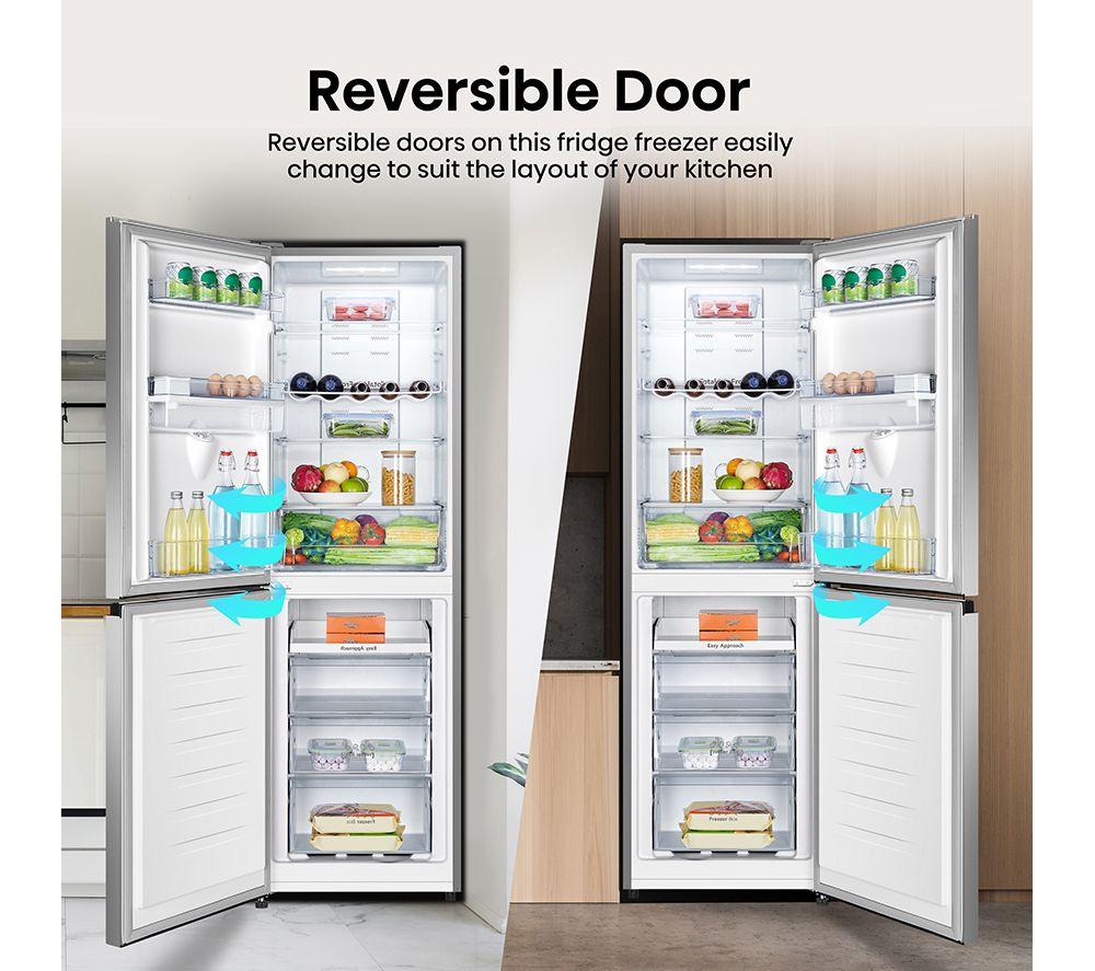 Buy HISENSE RB327N4WCE 50/50 Fridge Freezer - Stainless Steel | Currys