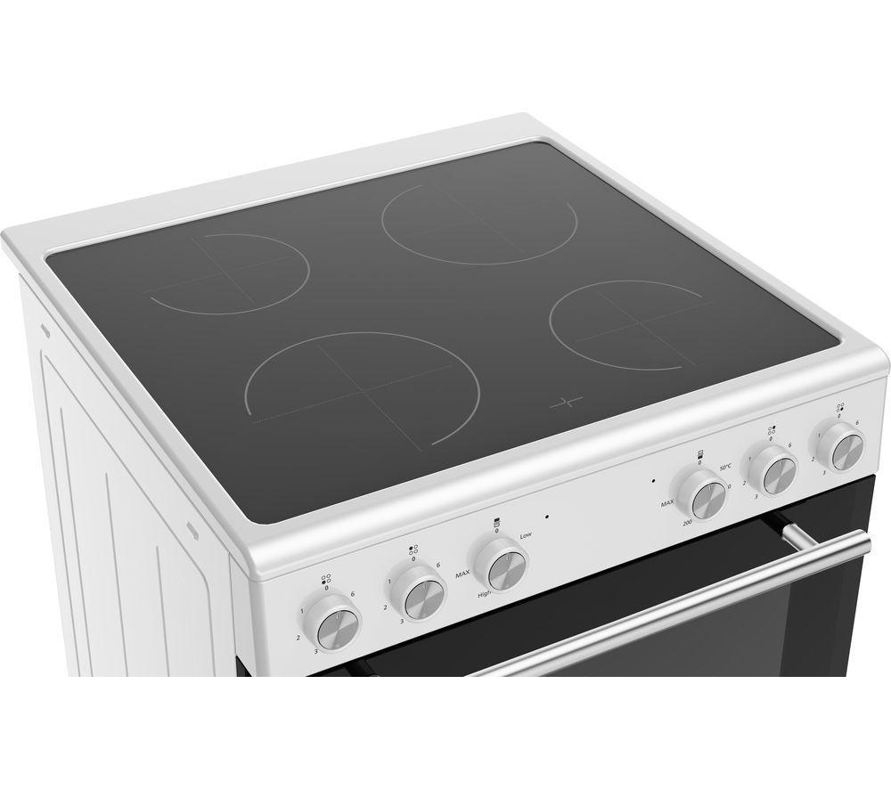 Buy LOGIK LFTC60W24 60 cm Electric Ceramic Cooker - White | Currys