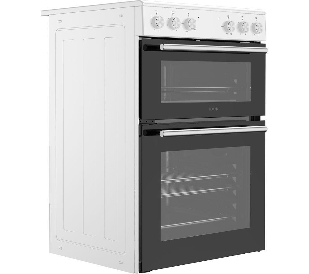Buy LOGIK LFTC60W24 60 cm Electric Ceramic Cooker - White | CurrysIE