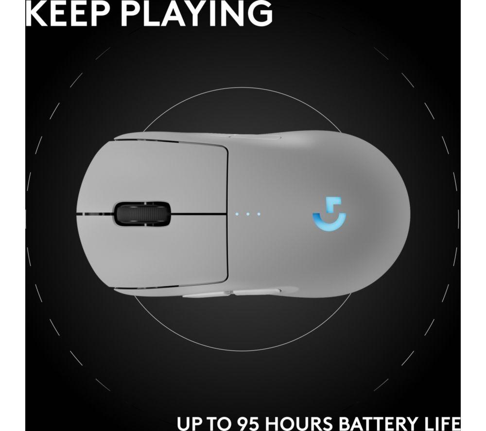 Buy LOGITECH PRO 2 Lightspeed RGB Wireless Optical Gaming Mouse - White ...
