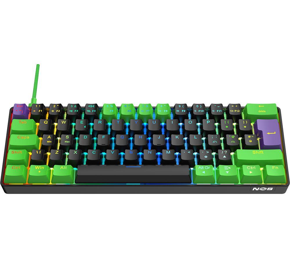 Buy NOS C-450 Mini Pro RGB Mechanical Gaming Keyboard - Riddle | Currys