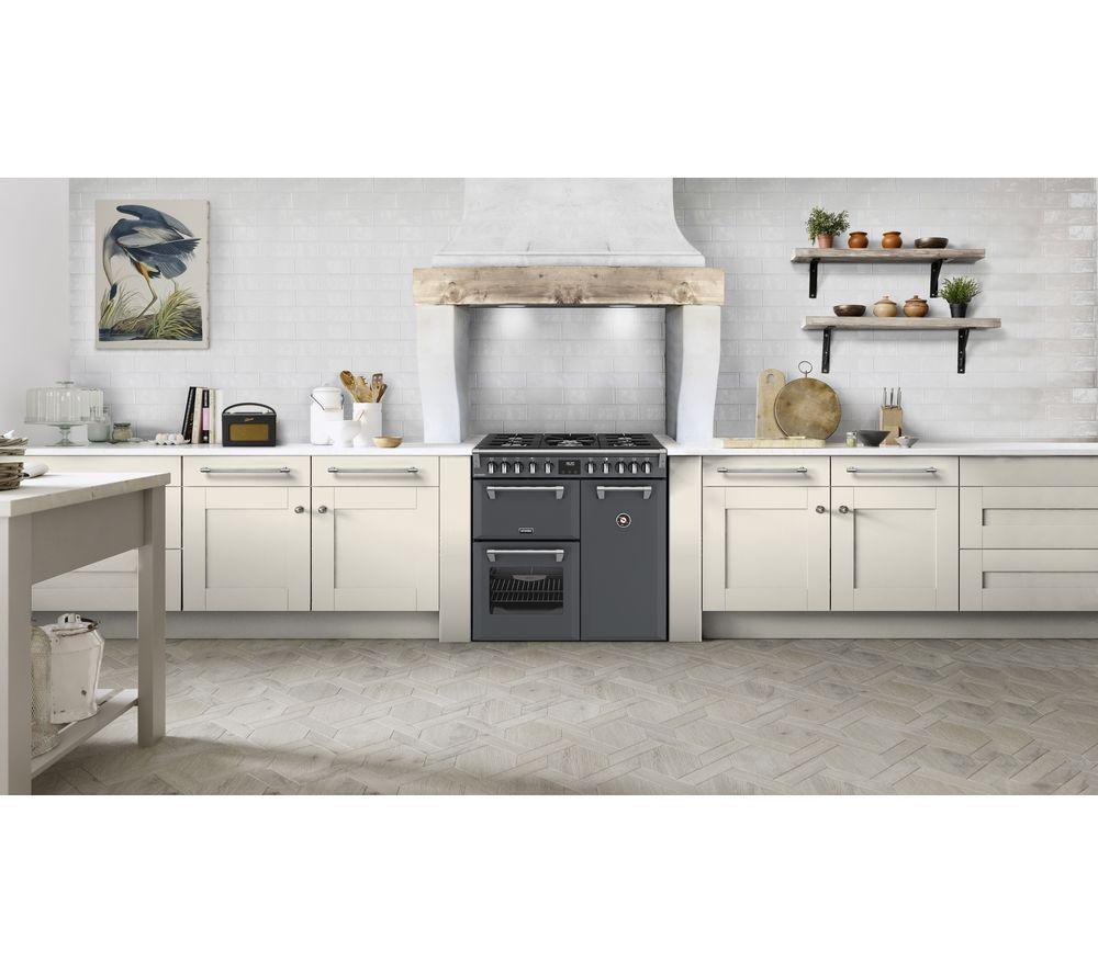 Buy STOVES Richmond 90DF 90 cm Dual Fuel Range Cooker - Anthracite ...