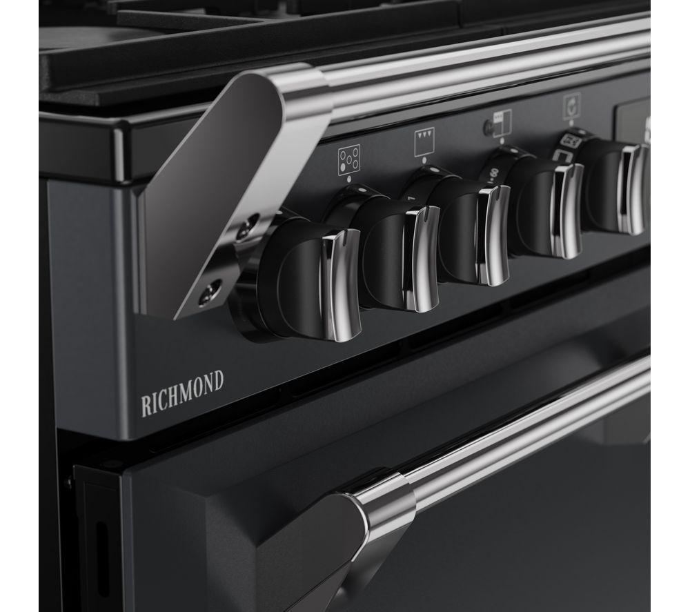 Buy STOVES Richmond 90DF 90 cm Dual Fuel Range Cooker - Anthracite ...