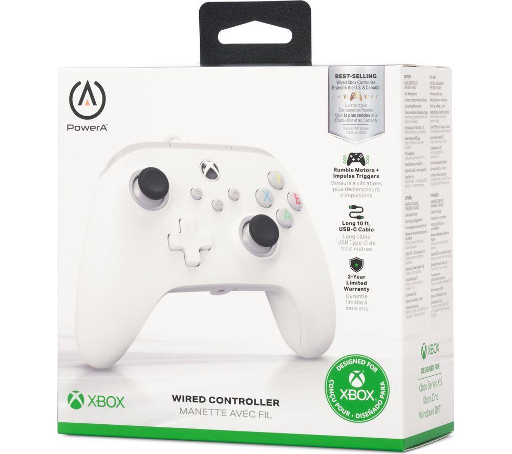 Buy POWERA Wired Controller for Xbox One & Series X|S - White | CurrysIE