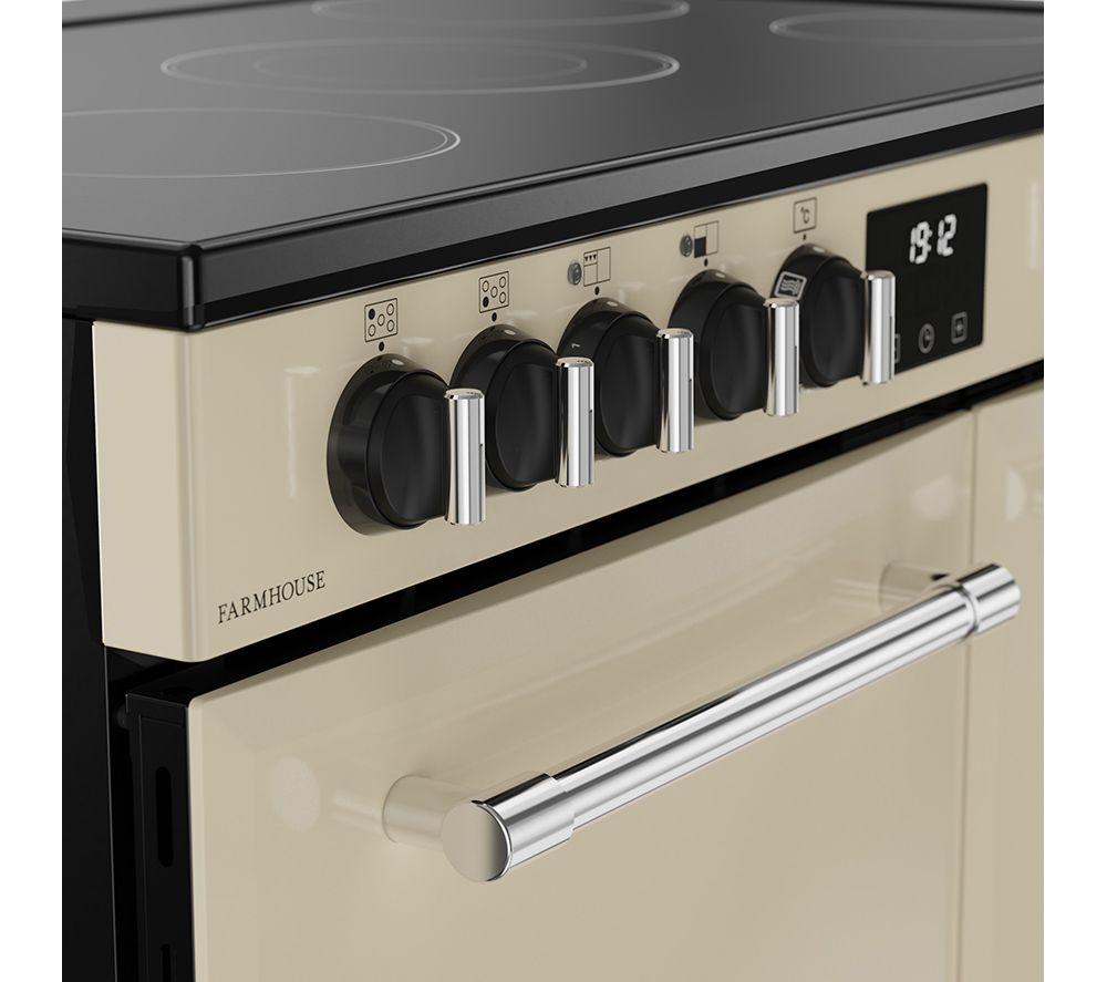 Buy BELLING Farmhouse 90E Electric Ceramic Range Cooker - Cream ...