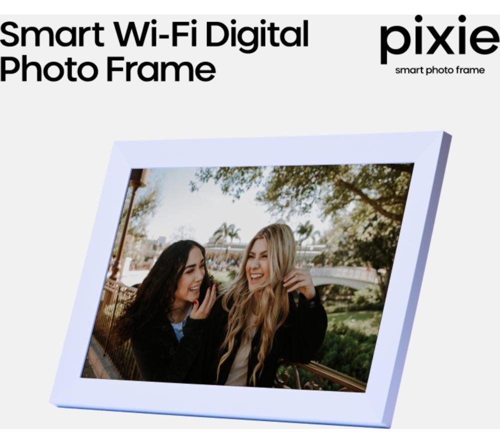 Buy PIXIE 10.1" Digital Photo Frame - Lavender Blue | CurrysIE