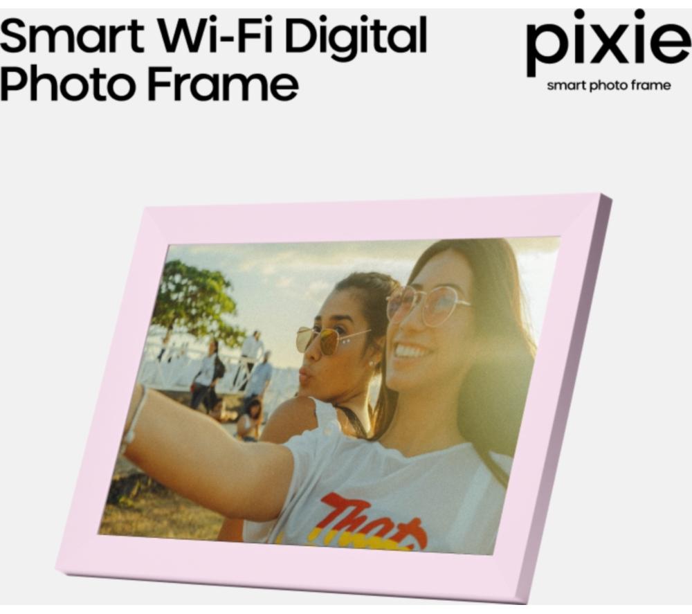 Buy PIXIE 10.1" Digital Photo Frame - Rose | CurrysIE