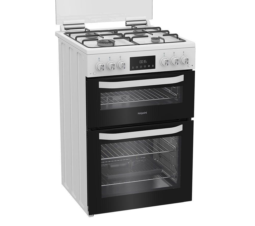 Buy HOTPOINT HDG6GDCW 60 cm Gas Cooker - White | Currys